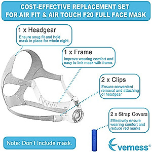 Replacement Set for F20, Includes Most You Need in One Pack, Snug Fit & Great-Value Durable Replacement Supplies by Everness