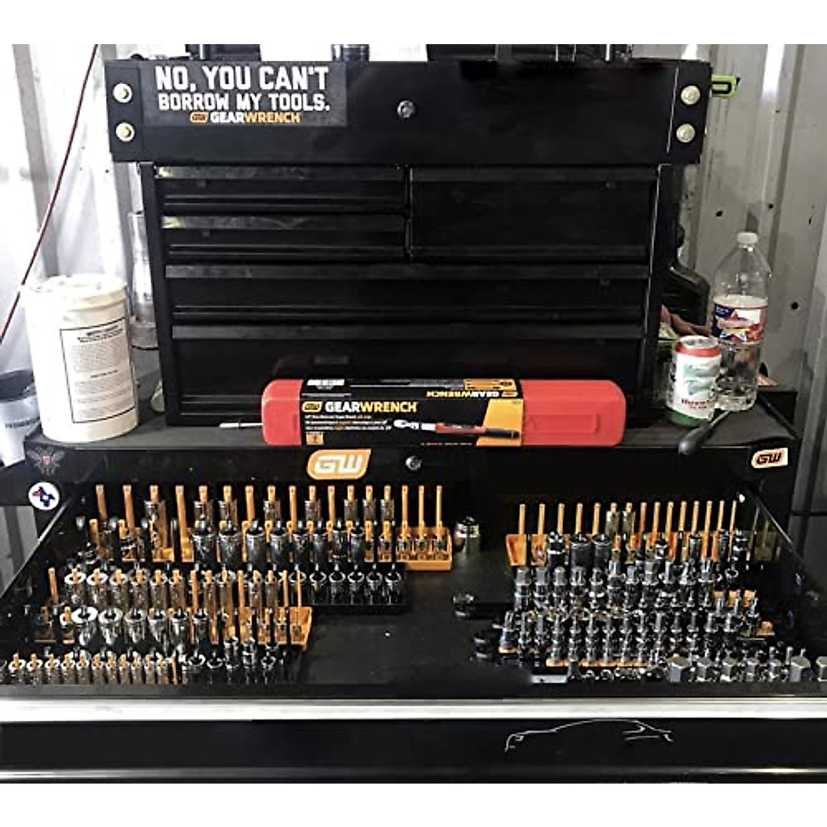 GEARWRENCH 3 Pc. 1/4", 3/8" & 1/2" Drive Metric Socket Storage Tray Set - 83119