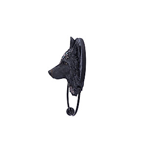 Nemesis Now Wolf Moon Door Knocker 20.5cm, Black