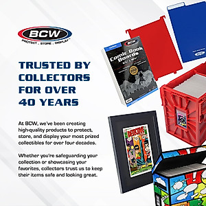 (100) Silver Age Resealable Clear Comic Book Bags & Backer Boards by BCW