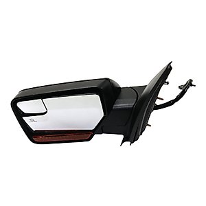 Kool Vue Driver Side Power Heated Mirror for Ford Expedition Lincoln Navigator 2012-2014 Power Fold With Signal Light, Memory & Puddle Lamp Paintable