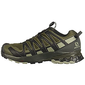 Salomon XA PRO 3D v8 Trail Running Shoes for Men, Grape Leaf/Peat/Shadow, 10.5