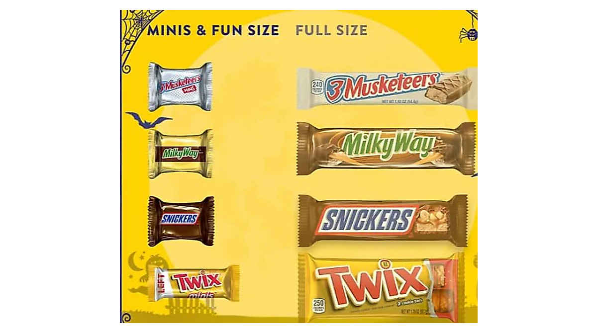MARS Bulk Chocolate Candy Mix - 5 Lbs Fun Size Variety