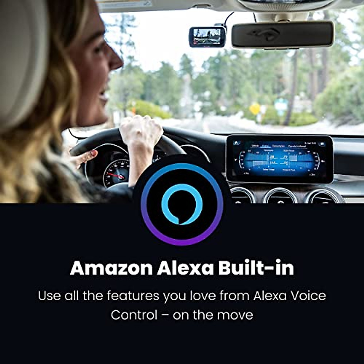 Nextbase 622GW Dash Cam Full 4K/30fps UHD Recording in Car DVR Camera- 140° Front- Wi-Fi, GPS, Bluetooth- Super Slow Motion @ 120fps- Image Stabilisation- what3words- Night Vision- Alexa Built-in
