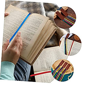 BIUDECO 16 Pcs Bible Bookmark Present Ribbon Color Books Bookmark Book Lover Gifts Book Darts Fashion Bookmark Convenient Bible Bookmark Ribbon Bookmark Polyester Small Gift