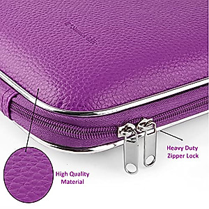 Sumac Slim Crossbody Messenger Professional Executive Business Meeting Briefcase Bag for 12 inch Surface Pro 8 Samsung Galaxy Tab S7 FE 12.4 iPad Pro 11