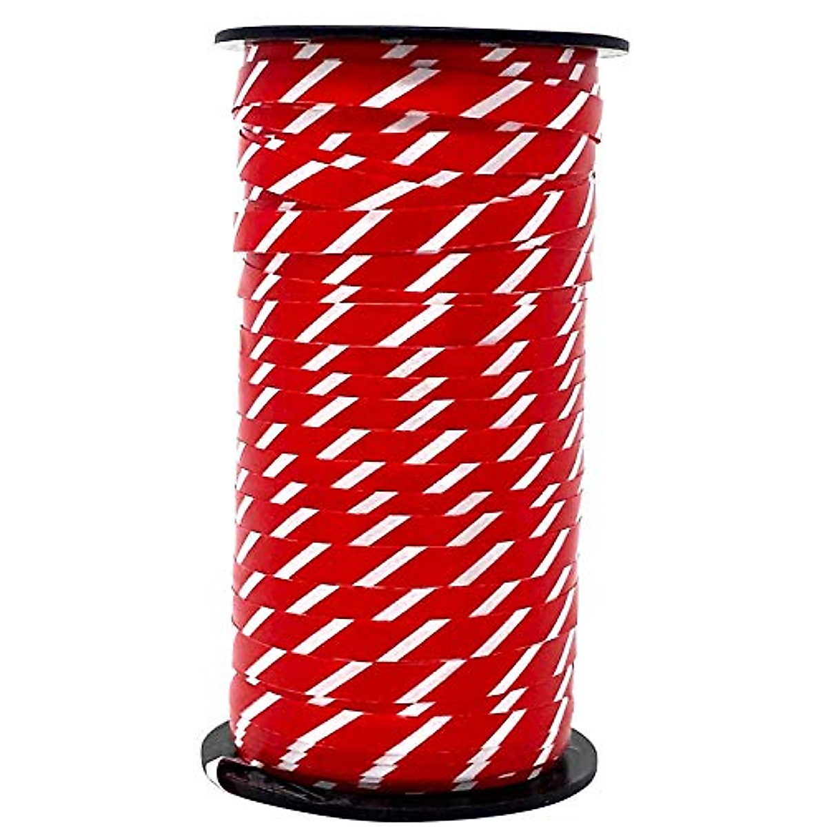 Celebrate A Holiday Christmas Curling Ribbon 3 Pack, Green, Metallic Silver, Red & White Stripes, Christmas Holiday Party Crafts Supplies Decorations - 100 Yards Per Roll - 900 Feet Total Curly Ribbon