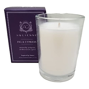 Aquiesse Boxed 6.5 oz Single Wick Candle (Fig & Cypress)