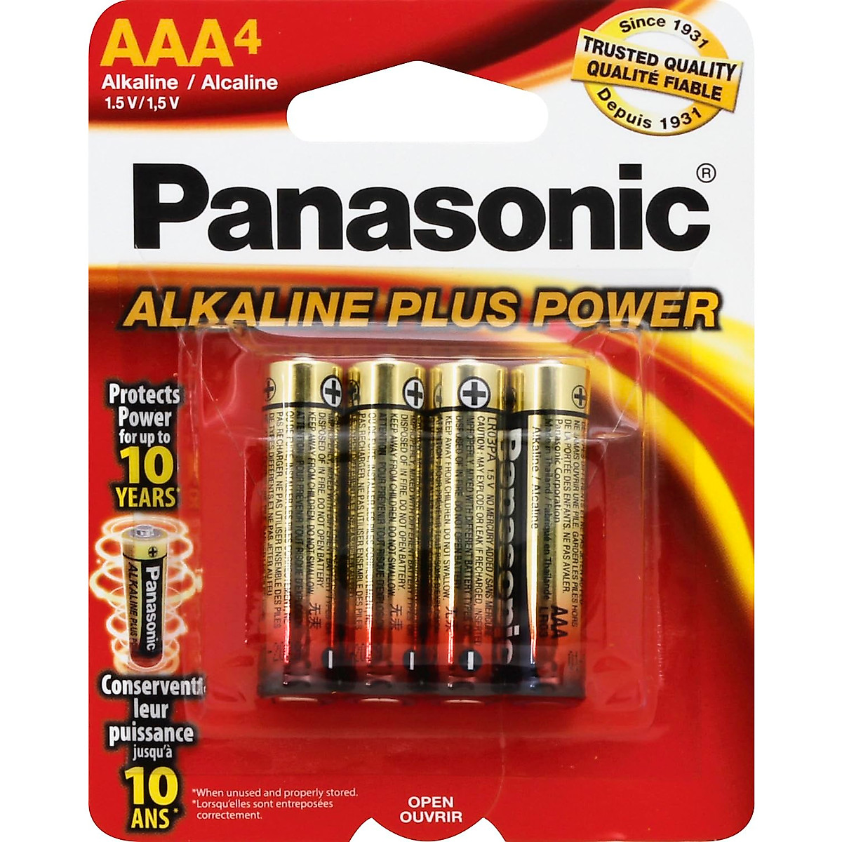 Panasonic, A/E 4Pk Size-AAA, 4 Count