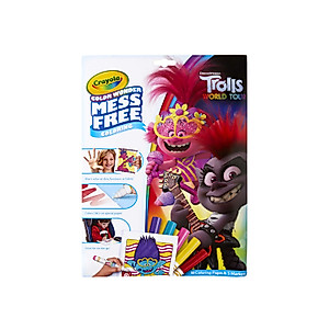 Crayola Trolls 2, Color Wonder Mess Free Coloring Pages & Markers, Gift for Kids, Age 3, 4, 5, 6
