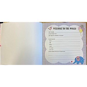 Baby's My First Year Record Log Book to Commemorate Birth Through Their First Year on Earth - Blue