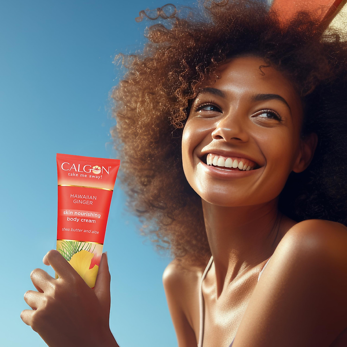 Calgon Skin Nourishing Body Cream, Hawaiian Ginger Skin, 8 oz