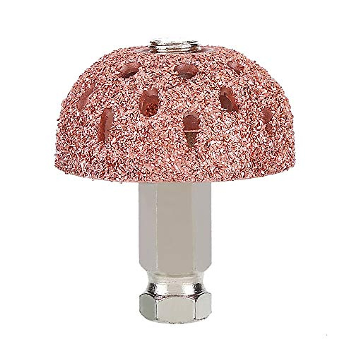 Tire Buffing Wheel, Acouto 38mm 70 Grid Tire Buffer Wheel Abrasiveness Coarse Buffing Wheel with Linking Rod Tire Patching Buffer Tool Tire Repair Patch Tools