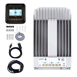 EPEVER 40A MPPT Solar Charge Controller 12V/24V Auto Working Max.PV 150V Solar Panel Charge Regulator Tracer BN Series Negative Ground Solar Controller