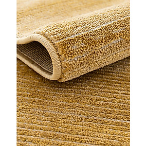 Unique Loom Finsbury Collection Area Rug - Kate (3' 3" x 5' 3" Rectangle, Yellow)