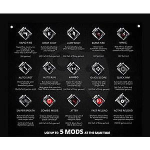 MODDEDZONE Custom MODDED controller Wireless Compatible with Xbox ONE Elite Series 2 and PC - With Smart Mods - Best For FPS Games - Handcrafted by Experts in USA with Unique Design - Black