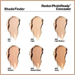 Revlon PhotoReady Concealer Stick, Creamy Medium Coverage Color Correcting Face Makeup, Deep (006), 0.16 oz