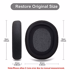 Arctis 9X Replacement Earpad Arctis Raw Ear Cushion Pads Compatible with SteelSeries Arctis1 Arctis3 Arctis5 Arctis7 Arctis9x Arctis Pro Arctis raw Gaming Headphones
