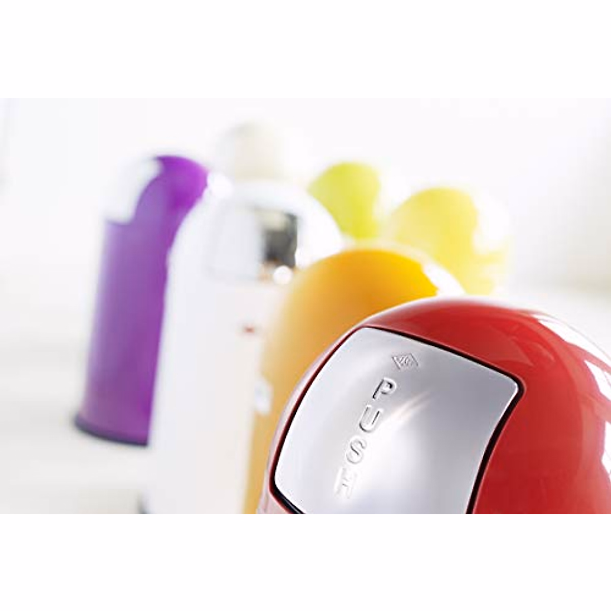 WESCO Pushboy Push Door Trash Can, Turquoise