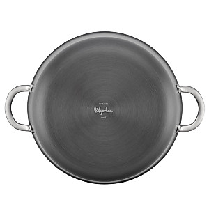 Ayesha Curry Home Collection Hard Anodized Nonstick Stock Pot/Stockpot with Lid, 10 Quart, Charcoal Gray