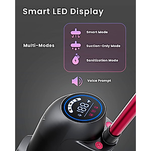 Schenley Wet Dry Vacuum Cleaner - Cordless Vacuum and Mop One-Step Cleaning for Hard Floors with Self-Cleaning and Air Dry, Smart Mess Detection, Enhanced Edge Cleaning, On-Demand Sprayer