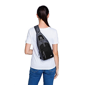 Y&R Direct Sling Bag Sling Backpack,Shoulder Chest Crossbody Bag Purse Nylon Lightweight Multicolor Small Daypack Outdoor Hiking Camping Travel Women Men Gifts