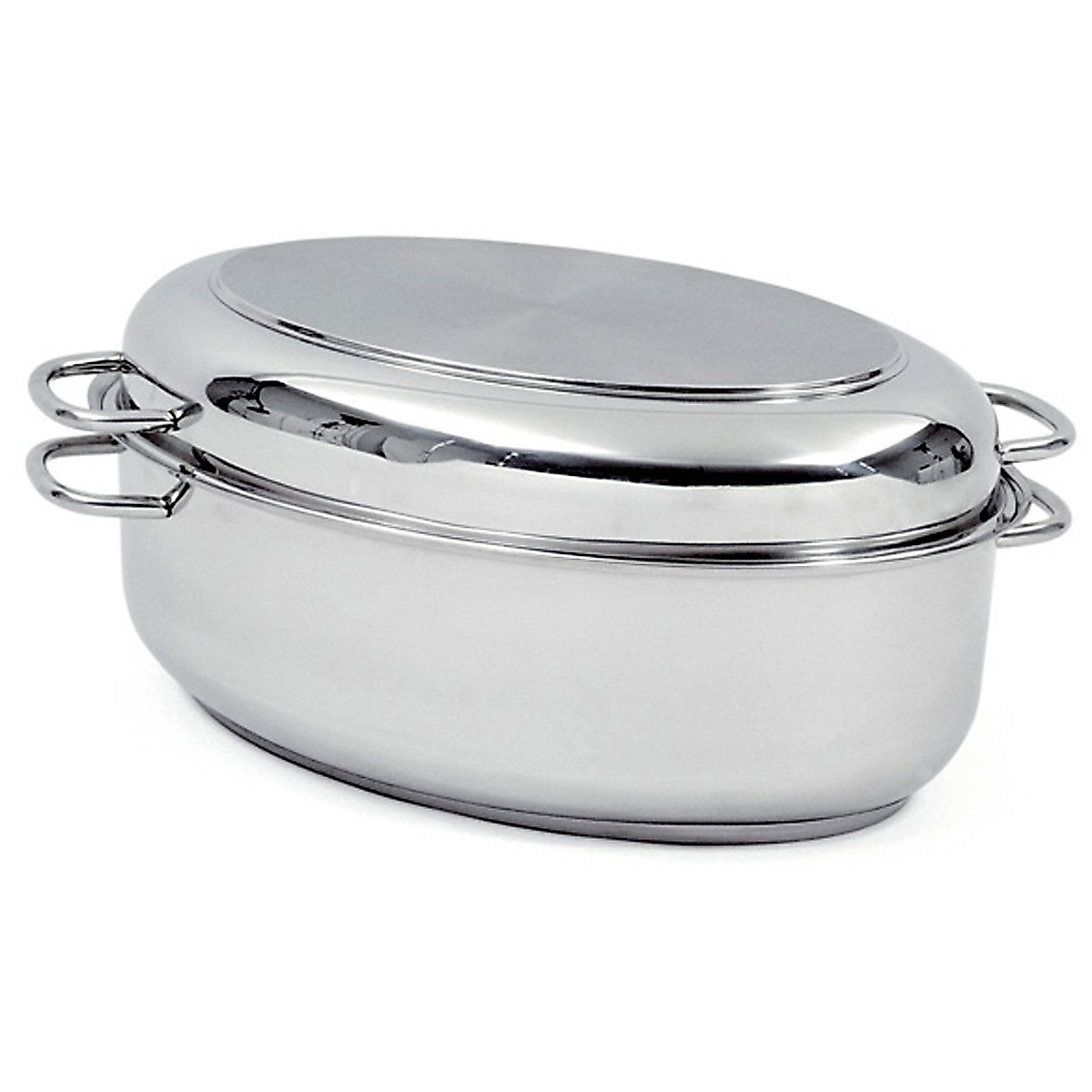 Norpro KRONA Stainless Steel 12-Quart Multi Roaster, Silver