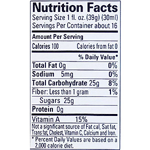 Mango Reàl, Mango Puree Infused Syrup, 16.9 FL OZ Squeezable Bottle (Pack of 1)