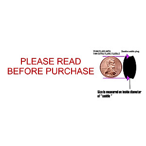 Ear gauges hollow organic stone Hawks Eye flesh tunnel eyelet plugs SoScene (10MM-00 GAUGE)