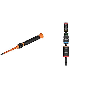 Klein Tools Precision Screwdriver Set (32581INS) and Impact Flip Socket Set (32907)