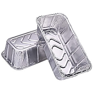 DONSIQIZZ 30 Pack Grease PAN Liner Compatible with Traeger BAC404 Timberline Pellet Grills, Disposable Heavy-Duty Aluminum Foil Grill Drip Tray