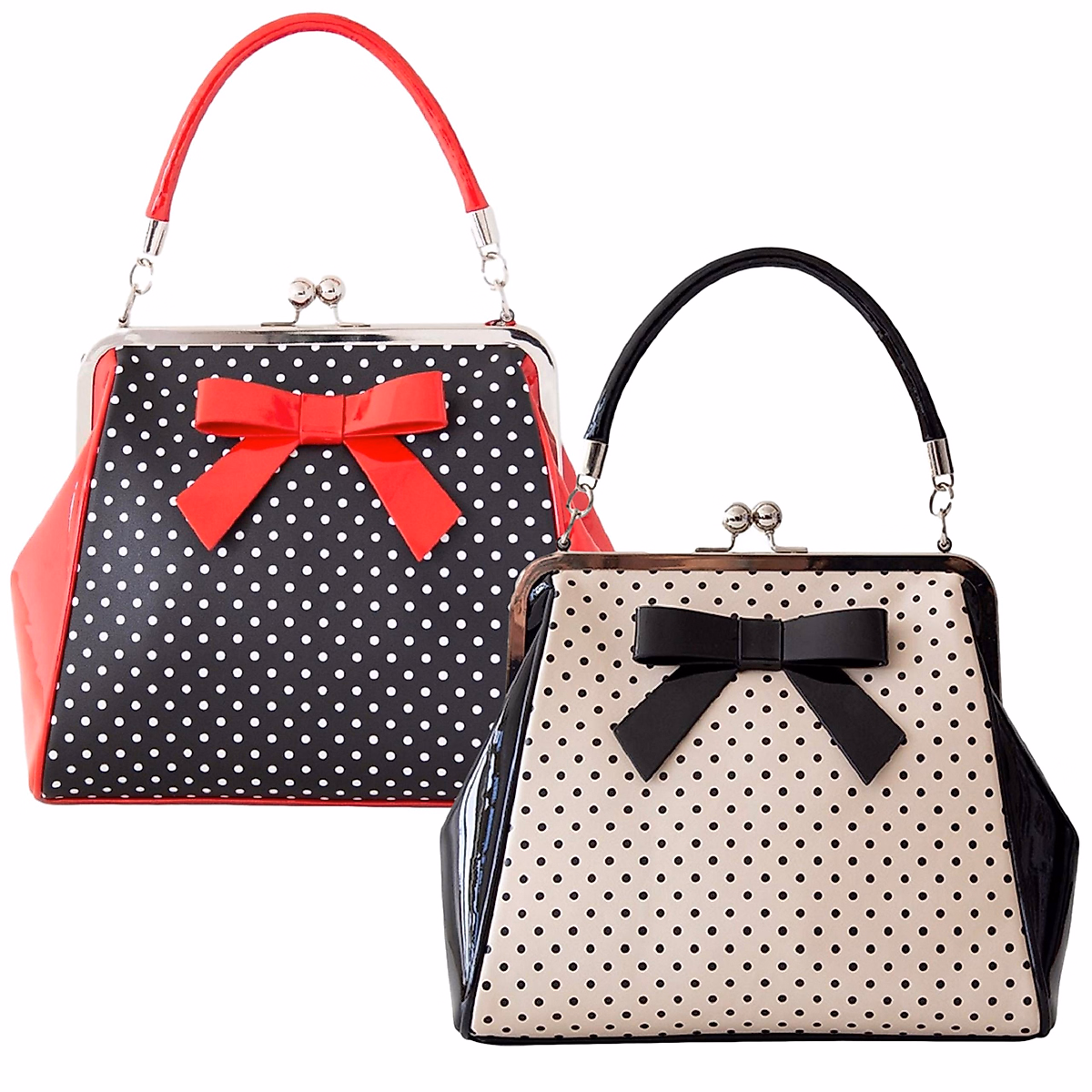 Dancing Days Polka Starr Handbag Blush