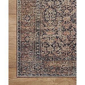 Loloi Amber Lewis x Billie Ink/Salmon 5'-0" x 7'-6" Area Rug