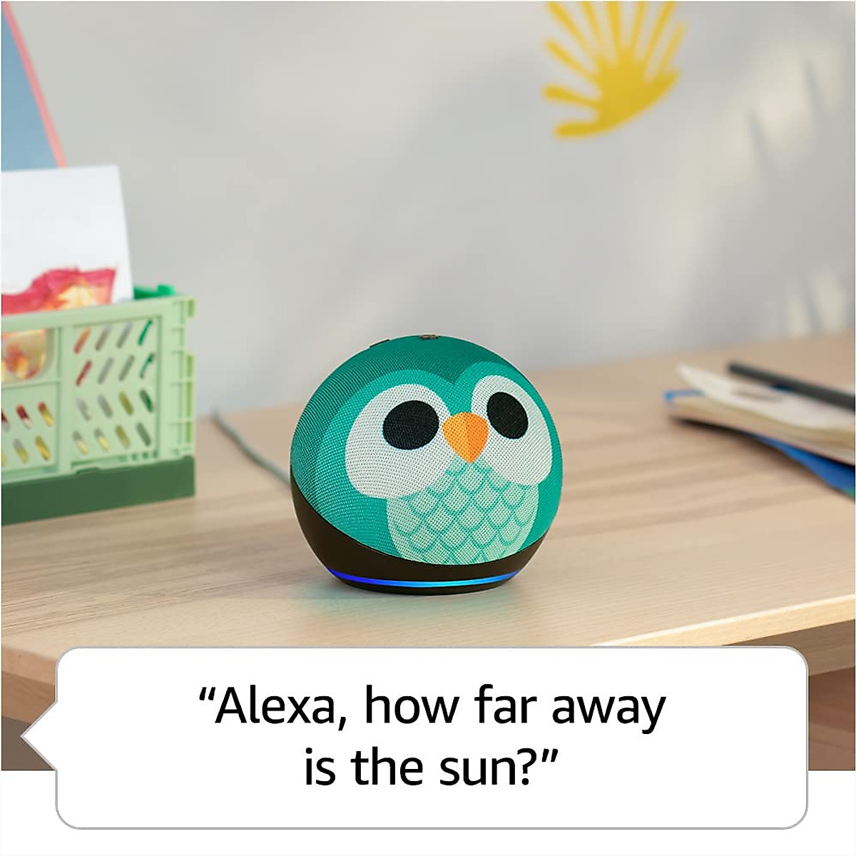 All-New Echo Dot (5th Gen, 2022 release) Kids | Designed for kids, with parental controls | Owl