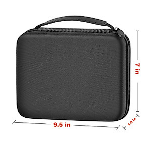 GWCASE Case Compatible with Glocusent/for Vekkia/for LITOM/for LEDGLE/for TAKKUI LED Neck Reading Light Book Light for Reading in Bed. Storage Carrying Holder Fits for USB Cable (Box Only)-Black