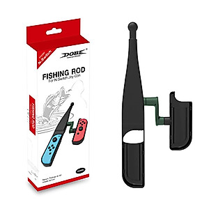 Fishing Rod for Nintendo Switch, Fishing Game Accessories Compatible with Nintendo Switch Legendary Fishing - Nintendo Switch Standard Edition and Bass Pro Shops, The Strike Championship Edition