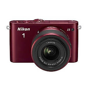 Nikon 1 J3 14.2 MP HD Digital Camera Body Only (Red)