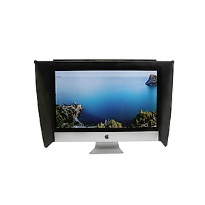 PCHOOD Monitor Hood for iMac 27 Monitor Sunshade Adjustable 24''~36'' for 24'' 27'' 30'' 32'' 36''Universal for Apple iMac 27 DELL HP BENQ Samsung AOC LG ASUS Lenovo