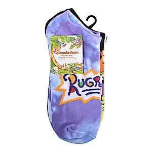 Rugrats Women's No Show Socks, Purple, One Size