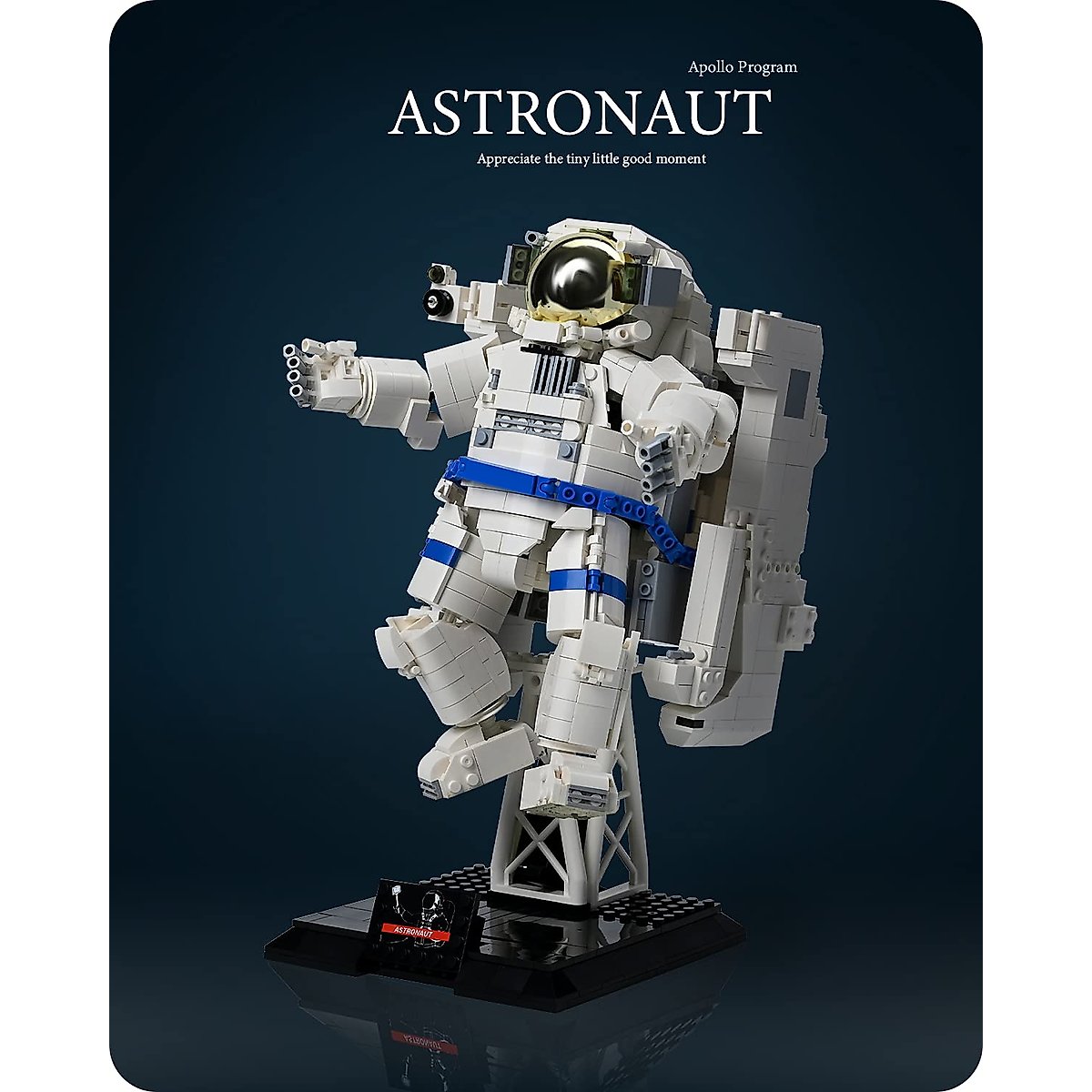 Nifeliz Home Universe Exploring Space Astronaut Building Block Kit, Educational DIY Spaceman Building Block Assembly Construction Toy, Gift for Adults and Teens, New 2023 (1515 pcs)