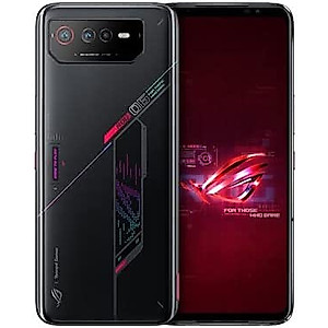 ASUS Rog Phone 6 5G Dual AI2201 128GB 8GB RAM Factory Unlocked (GSM Only | No CDMA - not Compatible with Verizon/Sprint) Tencent Version - Black