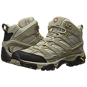 Merrell Women's Moab 2 Vent Mid Hiking Boot, Taupe, 8 W US