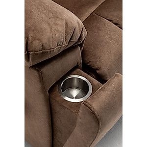 Tiokop Modern Style Lift, Relax Sofa Chair for Apartment and Lounge Furniture Living Room Power Electric Reclining for Elderly and Adults,Easy to Assemble,Antique Brown