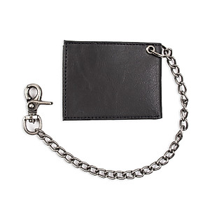 Dickies Men's Bifold Wallet-High Security with ID Window and Credit Card Pockets, Classic Black, One Size