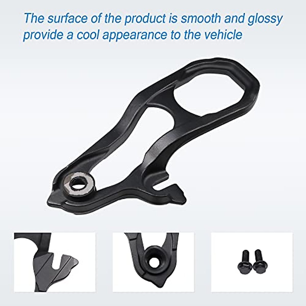JDMSPEED New Heavy Daty Front Car Tow Hooks Left & Right with Hardware Black Replacement for Dodge Ram 1500 DT with 3.6L 5.7L Engine 2019 2020 2021 2022 Replaces 82215268AB 82215268AB 68272945AB