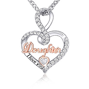 Tarsus Mothers Day Gifts Daughter Necklace Christmas Valentines Day Jewelry Birthday Gift for Daughter from Mom
