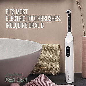 Jordan ® | Green Clean Electric Toothbrush Heads for Electric Toothbrush | Green Clean Sustainable Electric Toothbrush Brush Heads | Oral B Compatible | 2 Units Pack