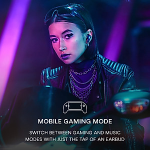 Urbanista Wireless Earphones | Wireless Earbuds with Microphone | 70ms Low Latency Gaming Earbuds | Dual-Mode Bluetooth Earphones | Fast Charge USB-C Earphones | 32 H Playtime | Seoul, Midnight Black