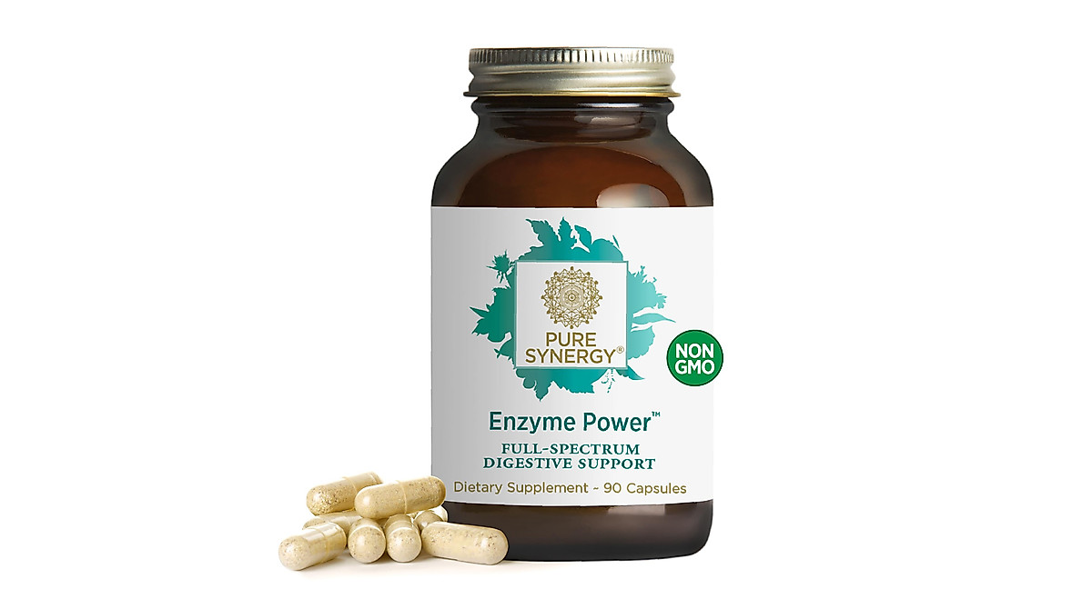 PURE SYNERGY Enzyme Power | Digestive Enzyme Supplement for Gut Health