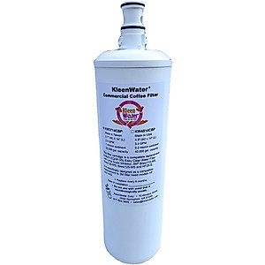 Kleenwater Compatible Replacement for 3M HF60-S, Replacement for Commercial Coffee and Ice Filter, Made in the USA